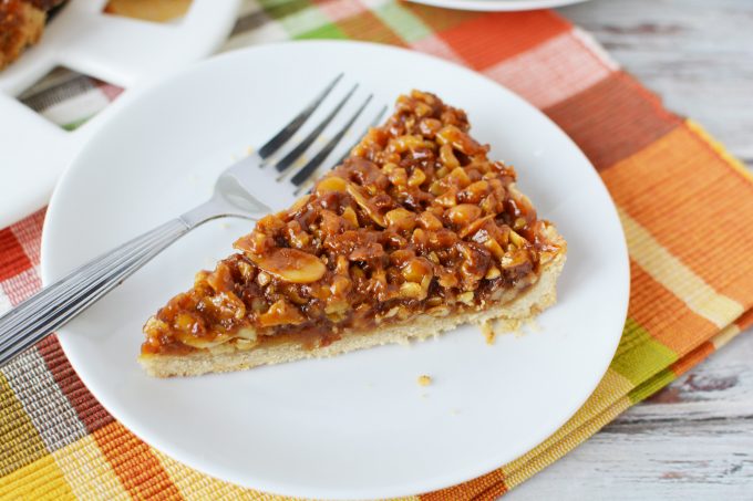 Caramel Nut Tart Recipe - The Rebel Chick