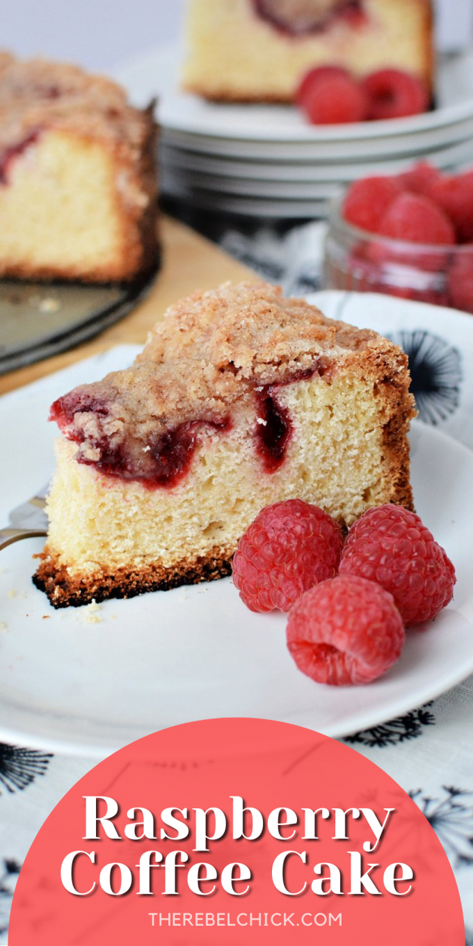 Raspberry Coffee Cake Recipe - The Rebel Chick