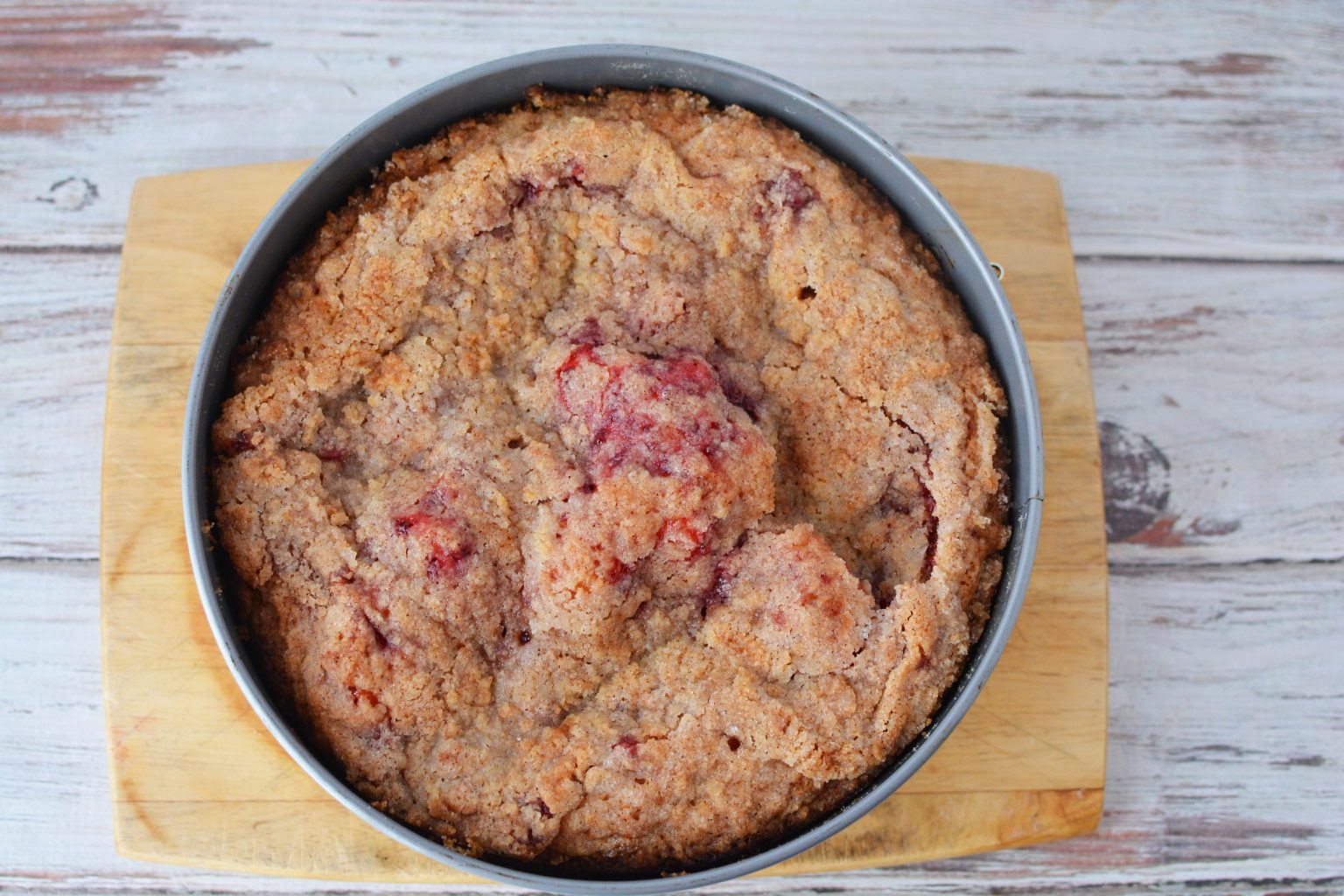 Raspberry Coffee Cake - The Rebel Chick