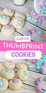 Easter Thumbprint Cookies - The Rebel Chick