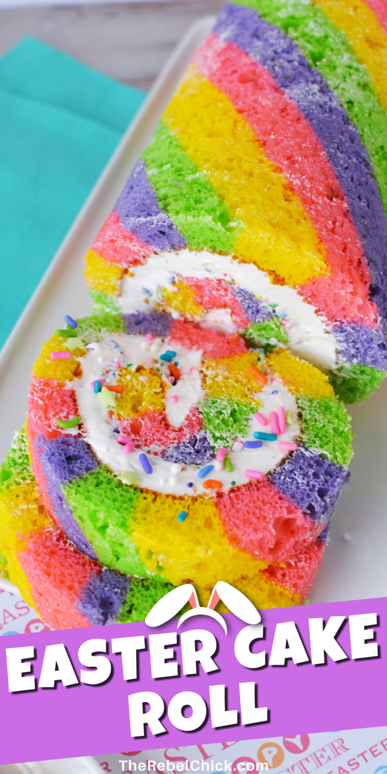 Easter Cake Roll - The Rebel Chick