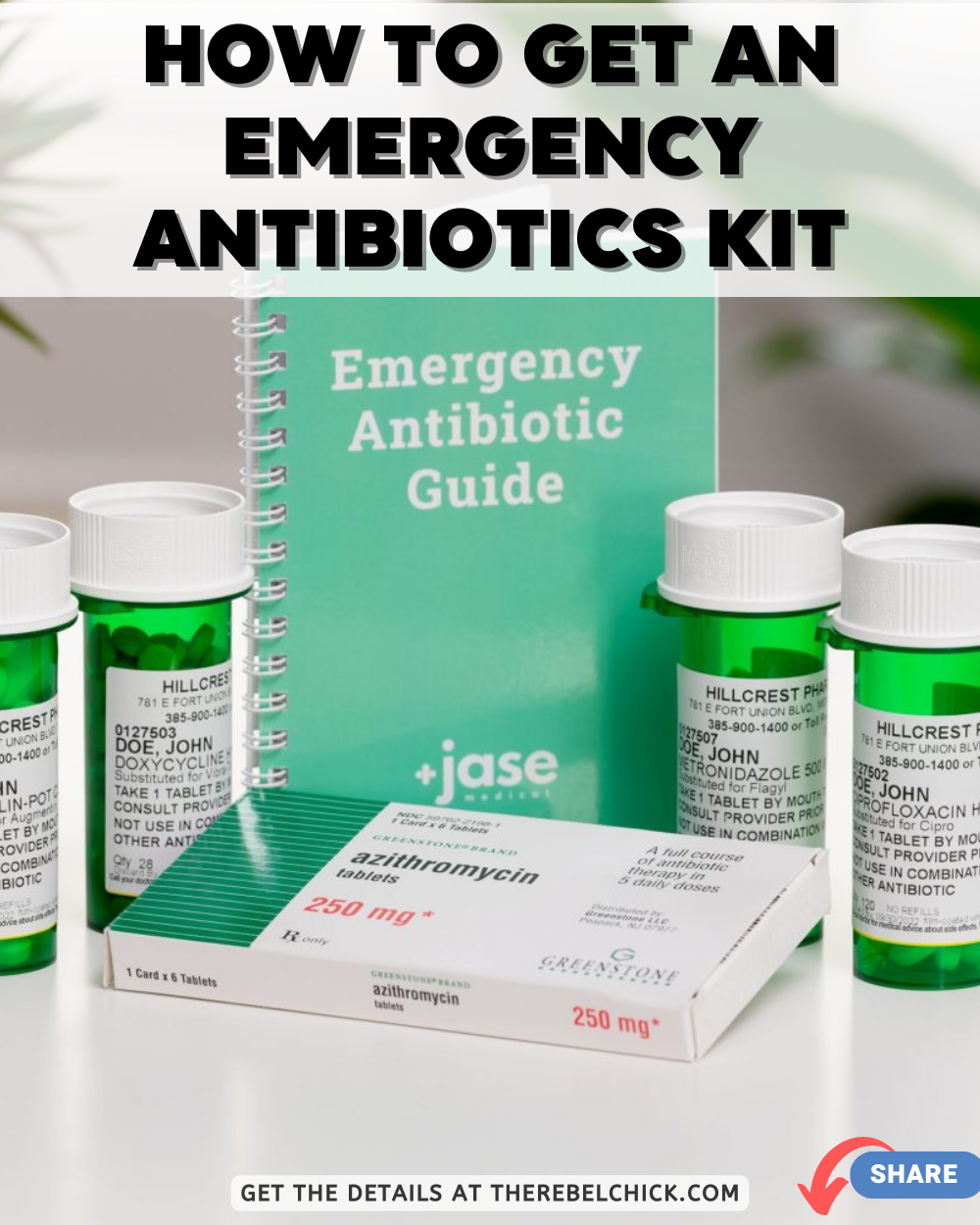 Emergency Antibiotics Kit- The Rebel Chick