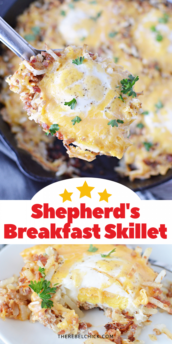 Shepherd's Breakfast Skillet Recipe - The Rebel Chick