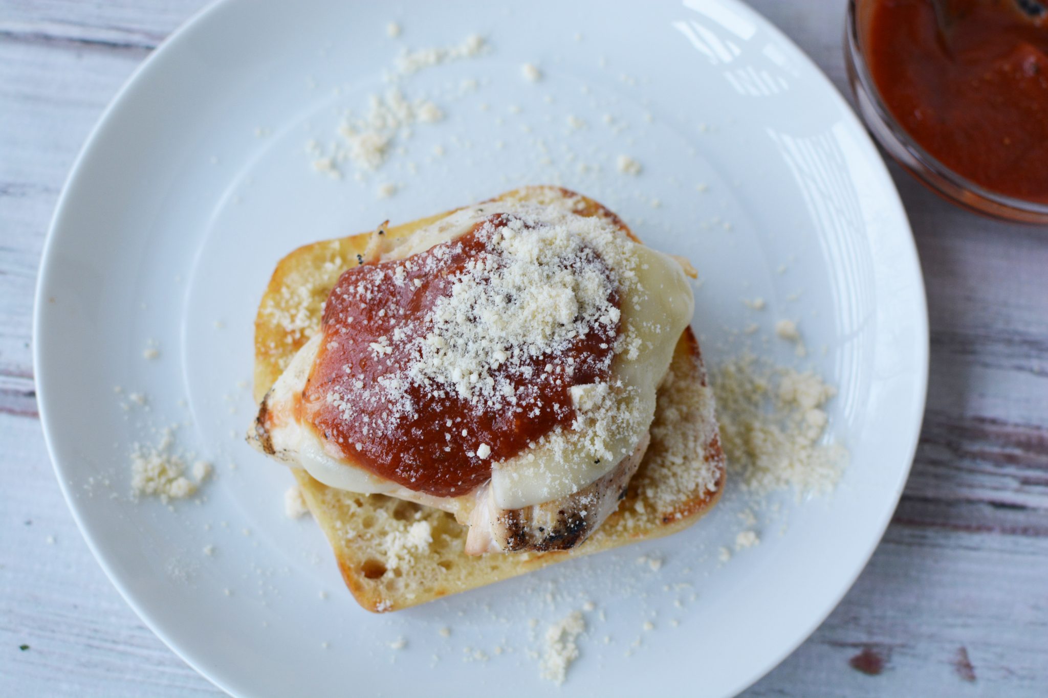 Grilled Chicken Parmesan Sandwiches Recipe - The Rebel Chick