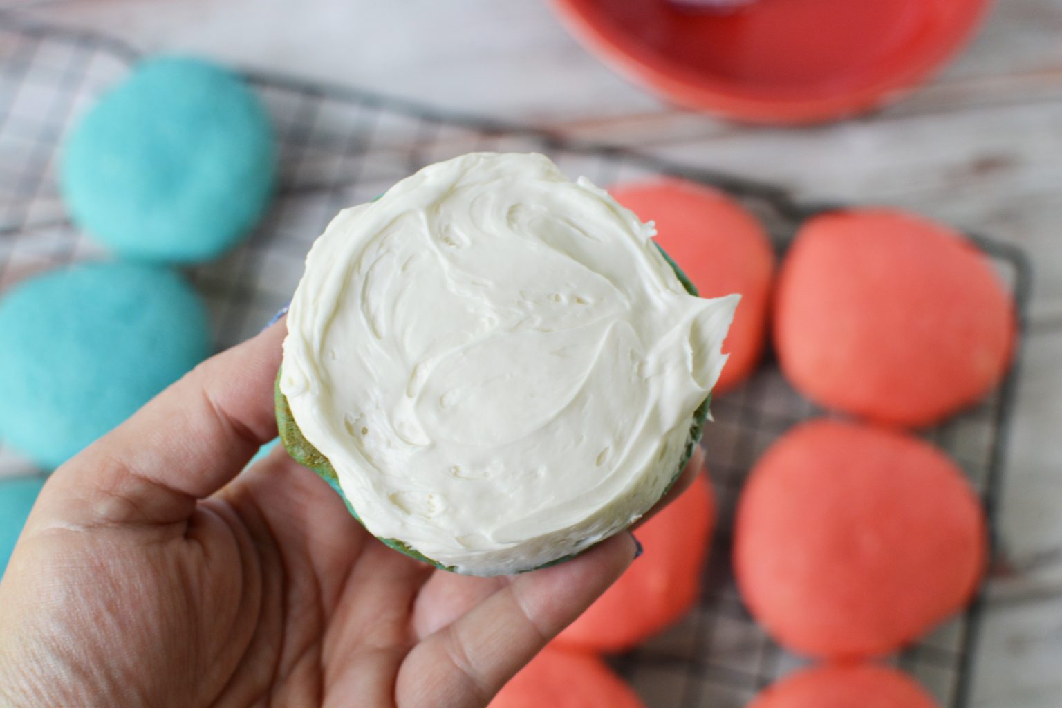 Red White and Blue Whoopie Pies
