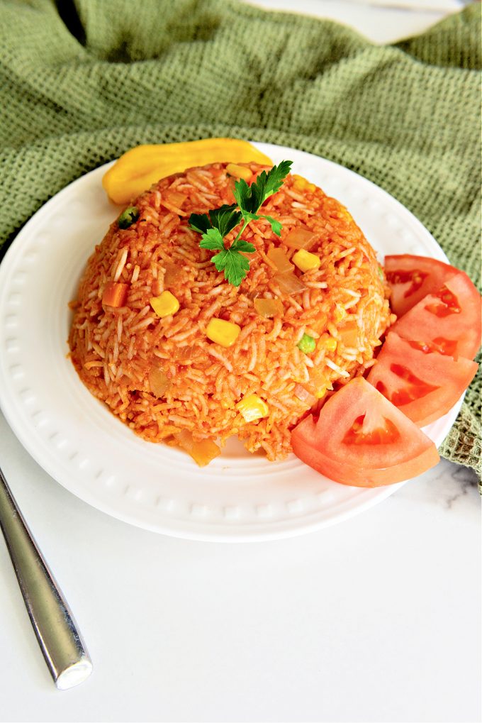 Nigerian Jollof Rice Recipe - The Rebel Chick