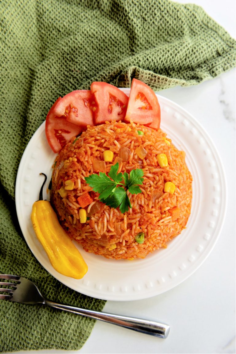 Nigerian Jollof Rice Recipe - The Rebel Chick