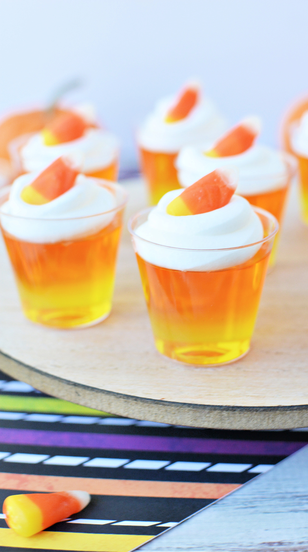 Candy Corn Jello Shots