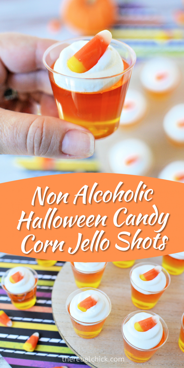 Halloween Candy Corn Jello Shots Recipe - The Rebel Chick