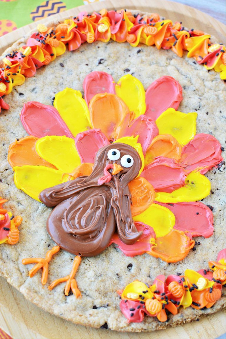 Thanksgiving Giant Cookie Cake Recipe