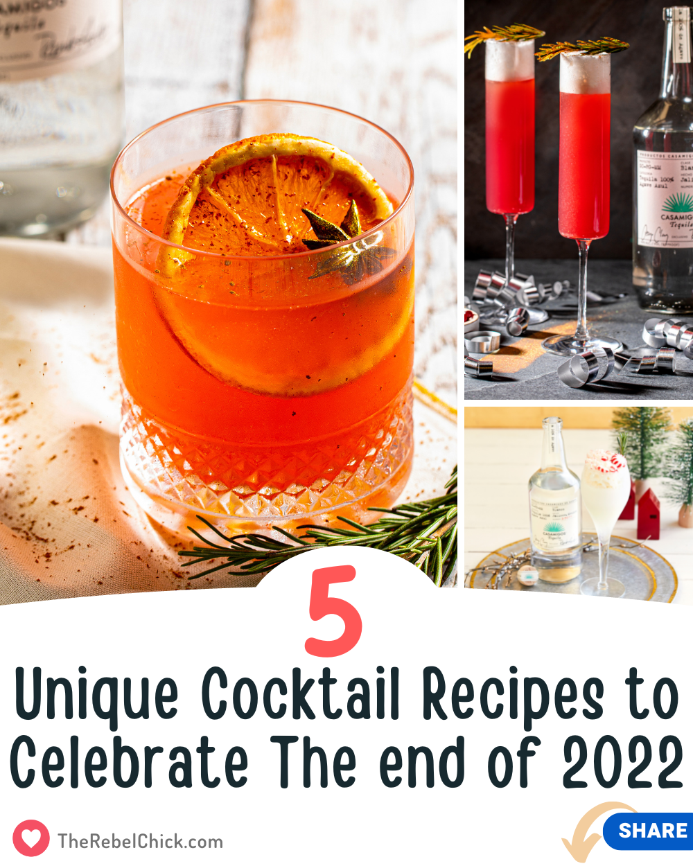 5 Unique Cocktail Recipes to Celebrate The end of 2022