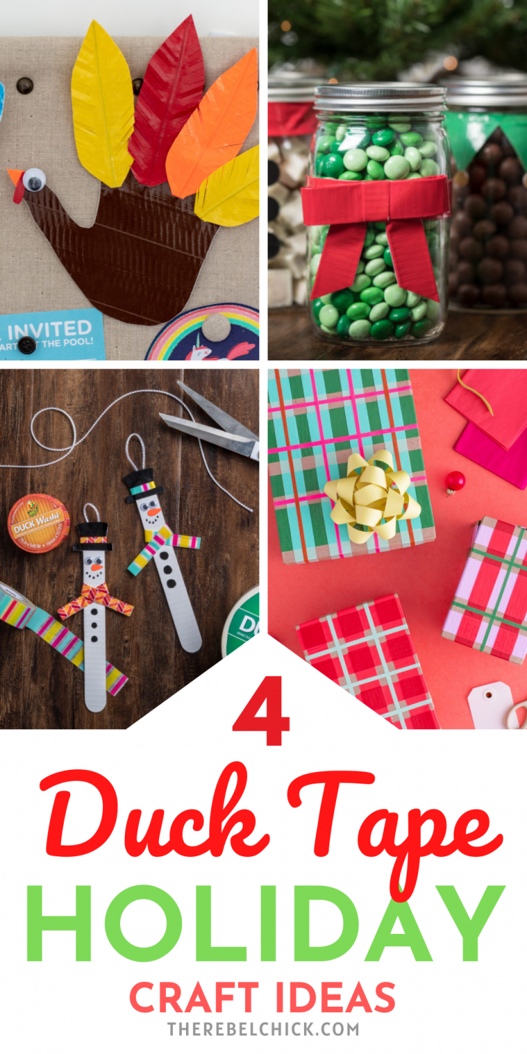 4 Duck Tape Holiday Crafts to Celebrate the Season