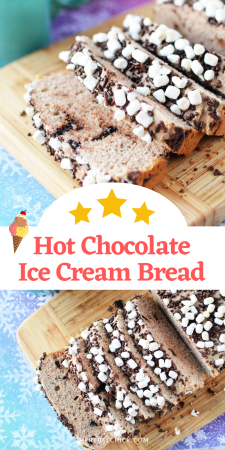 Hot Chocolate Ice Cream Bread Recipe - The Rebel Chick