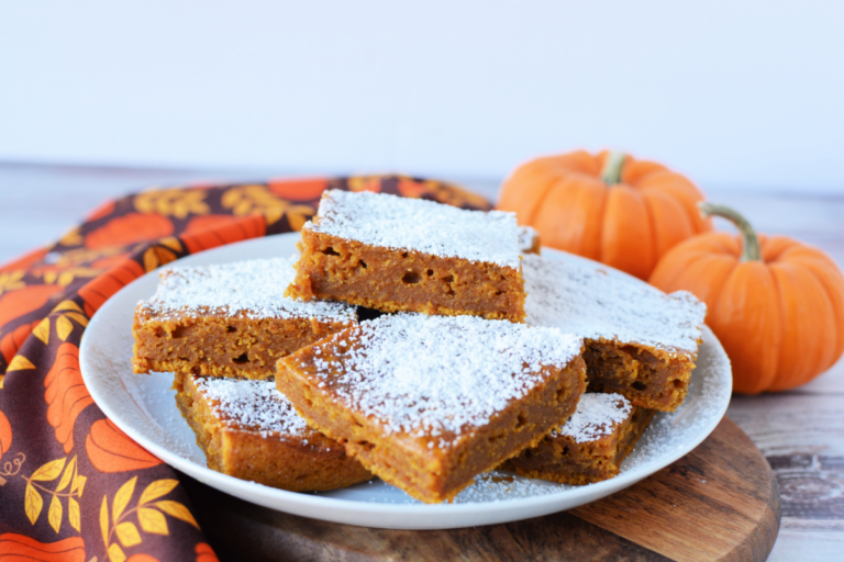 Pumpkin Bars with Cake Mix - The Rebel Chick