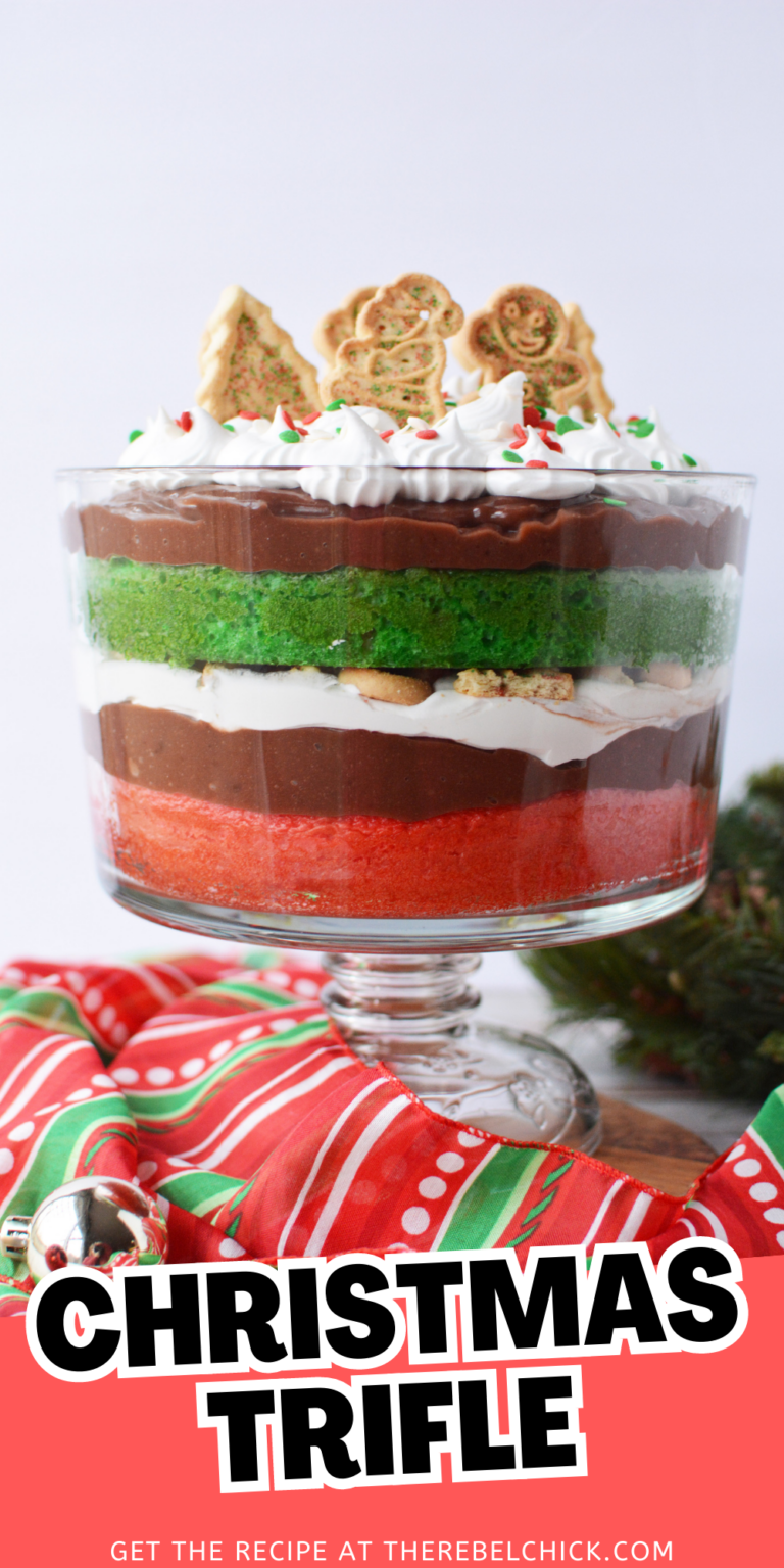 How to Make a Christmas Trifle Recipe Tutorial - The Rebel Chick