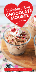 Mini Chocolate Mousse Cups - The Rebel Chick