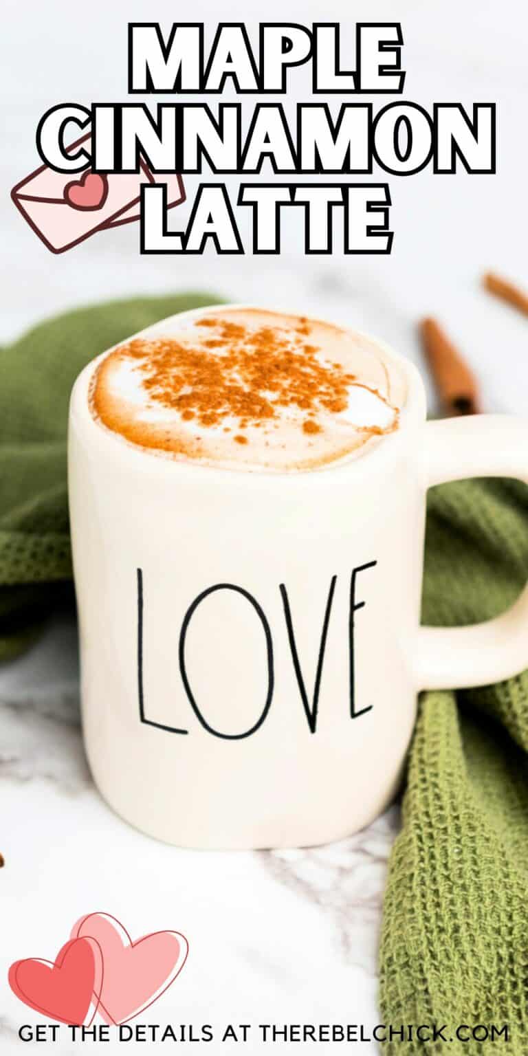 Valentine Latte Ideas: A Maple Cinnamon Latte Recipe