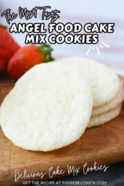 Angel Food Cake Mix Cookies Recipe - The Rebel Chick
