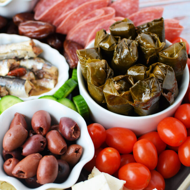 Greek Charcuterie Board - The Rebel Chick