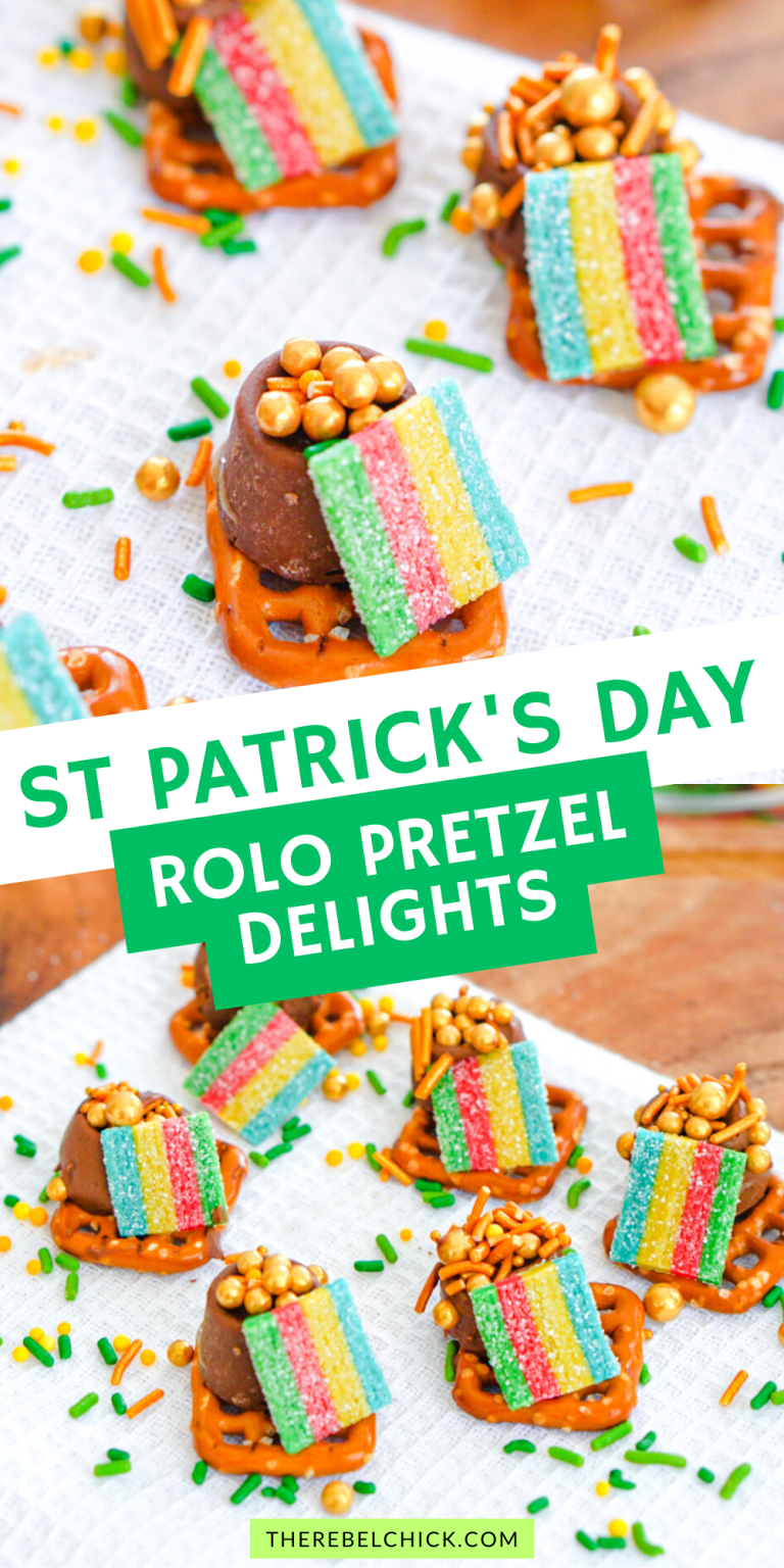 Rolo Pretzel Delights for Saint Patrick's Day - The Rebel Chick