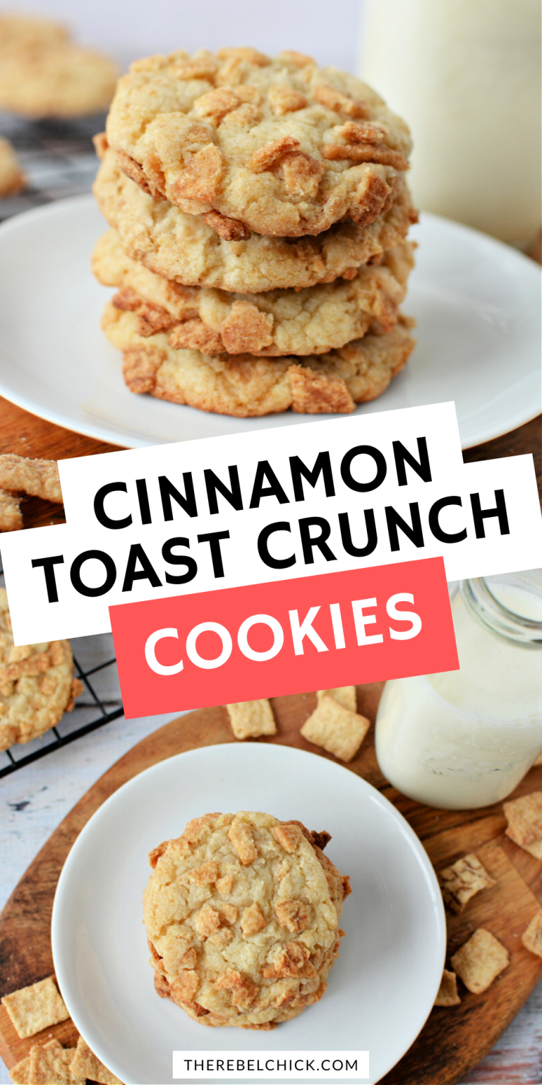 Cinnamon Toast Crunch Cookies - The Rebel Chick