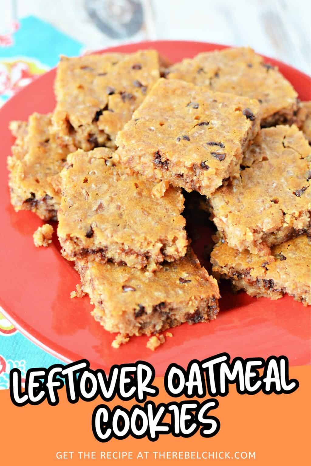 Leftover Oatmeal Cookies - The Rebel Chick
