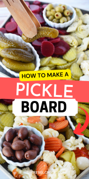 Pickle Charcuterie Board - The Rebel Chick