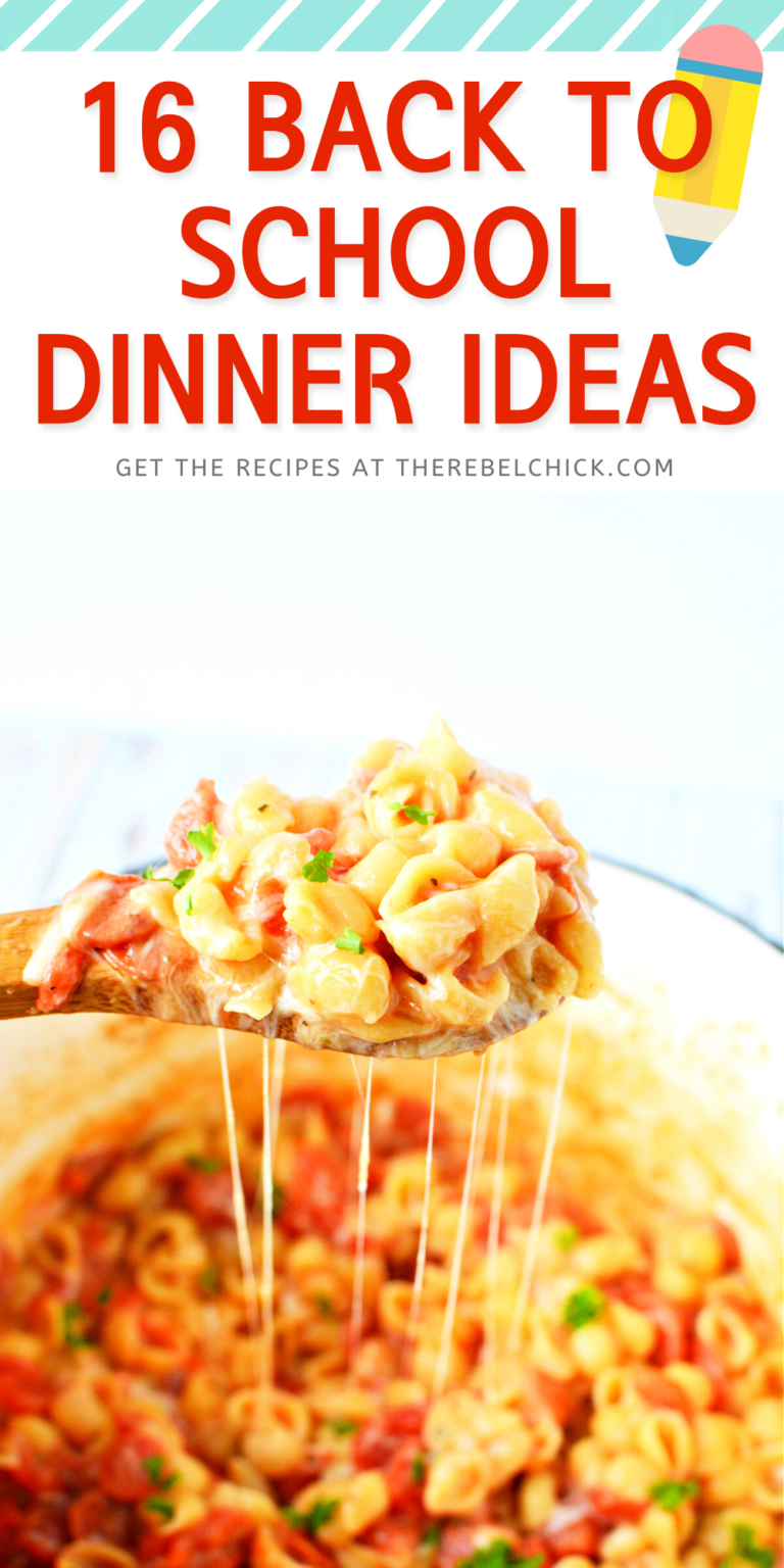 16 Easy Dinner Recipes - The Rebel Chick