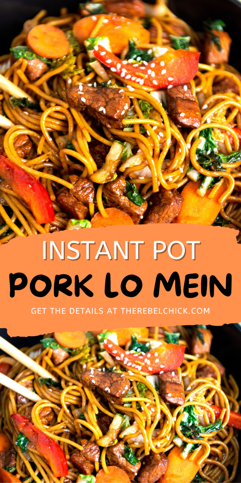 Instant Pot Lo Mein - The Rebel Chick