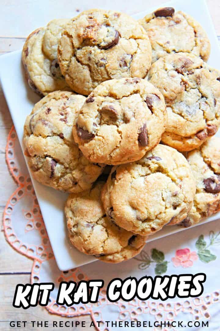 Kit Kat Cookies - The Rebel Chick