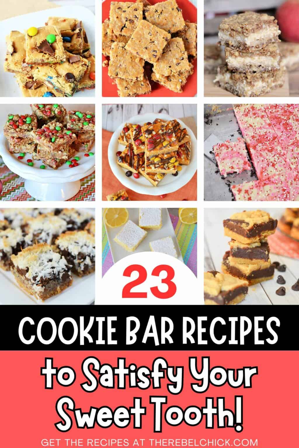 Cookie Bars Recipes - The Rebel Chick