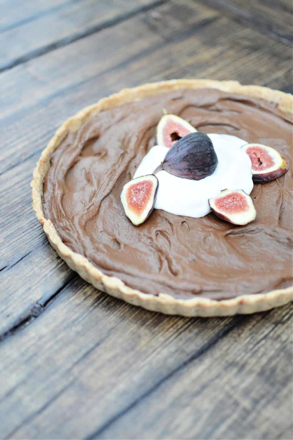 Avocado Chocolate Tart - The Rebel Chick