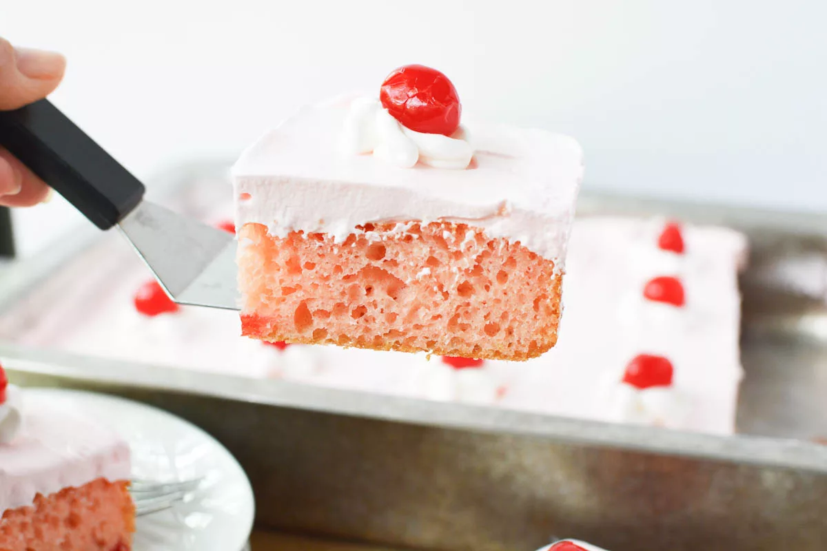 Cherry Chip Cake - The Rebel Chick