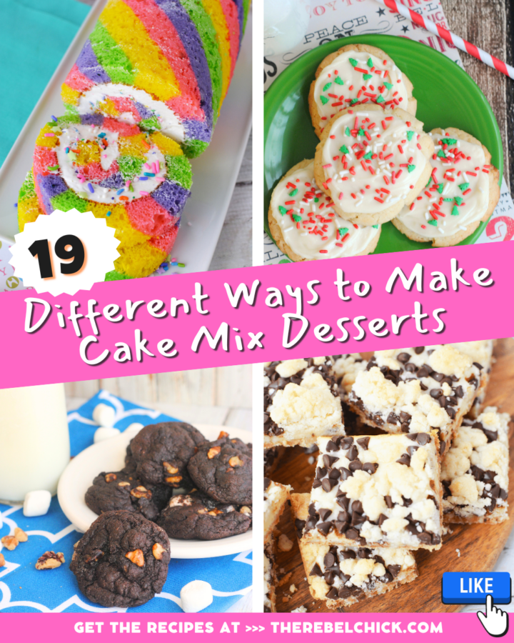 19 Different Ways to Make Cake Mix Desserts - The Rebel Chick