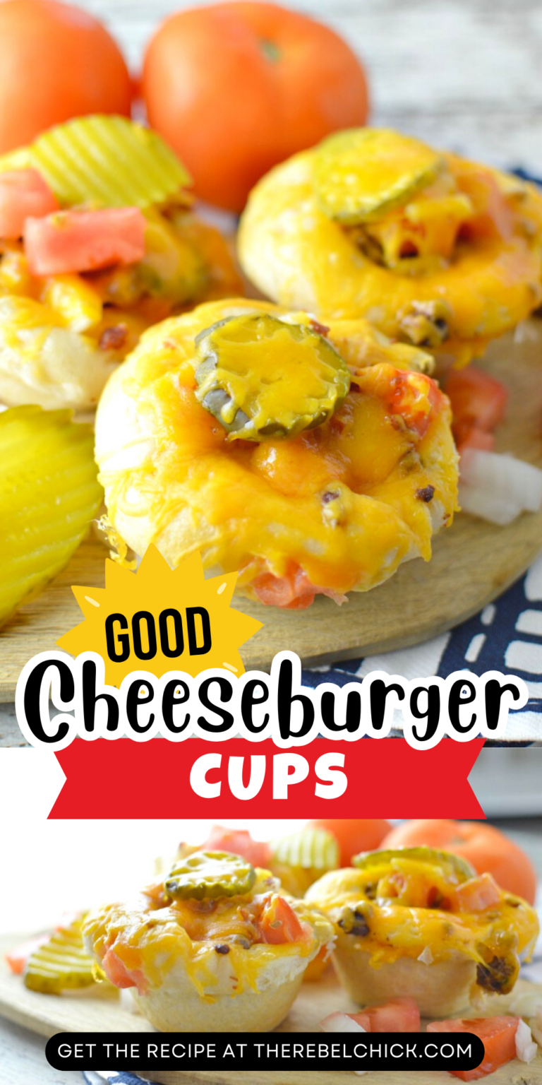 Cheeseburger Cups - The Rebel Chick