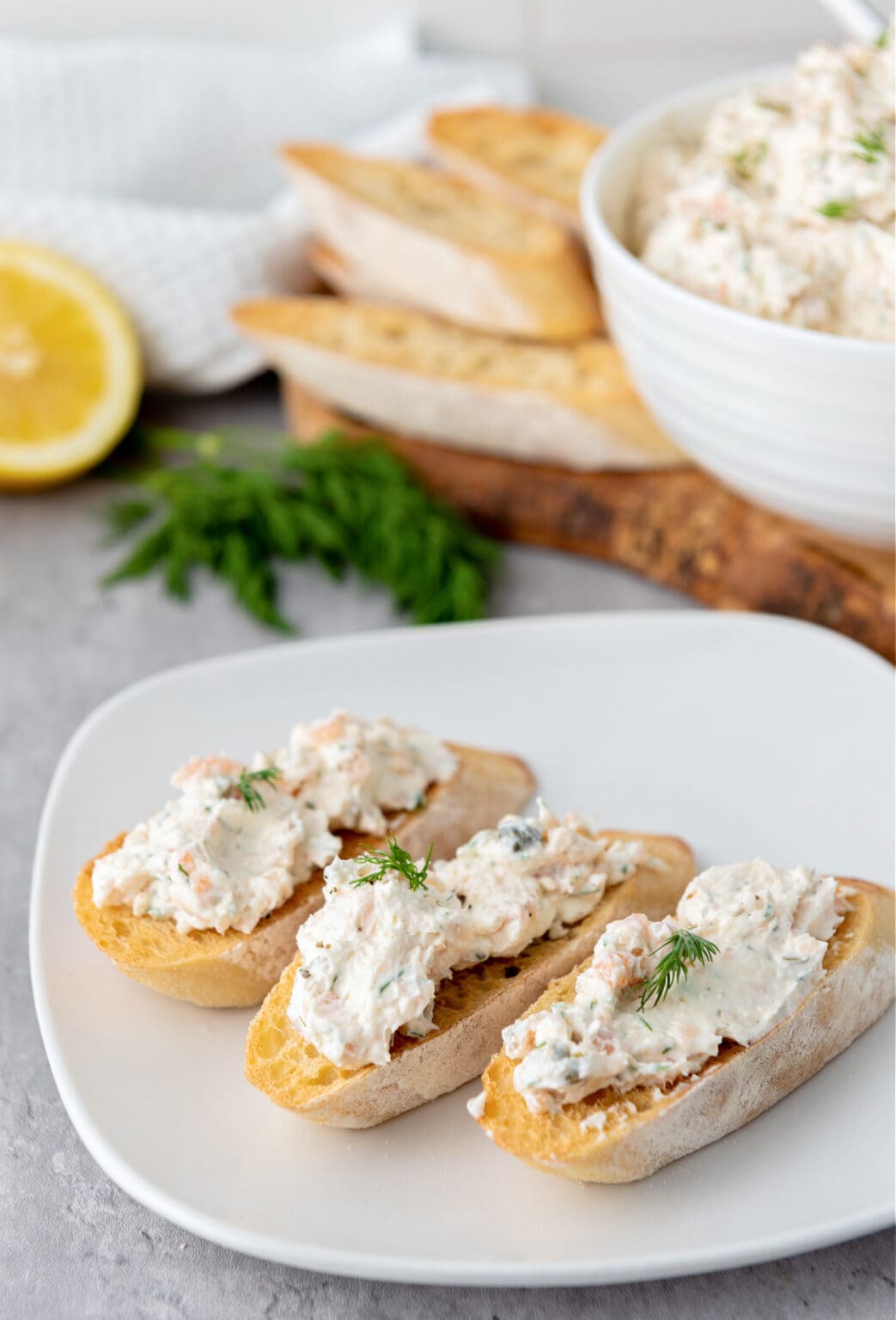 Smoked Salmon Canapes - The Rebel Chick