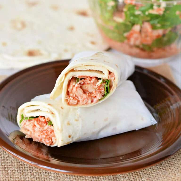 Turkey Roasted Red Pepper Wraps - The Rebel Chick