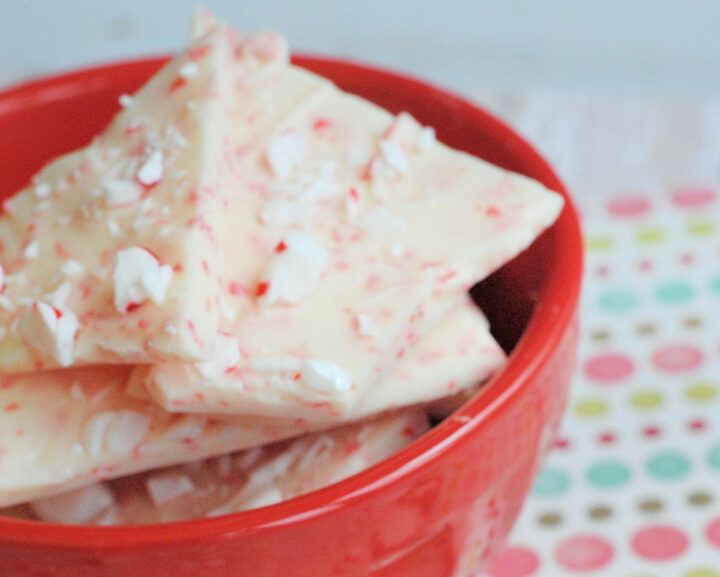 Christmas Peppermint Bark Recipe - The Rebel Chick