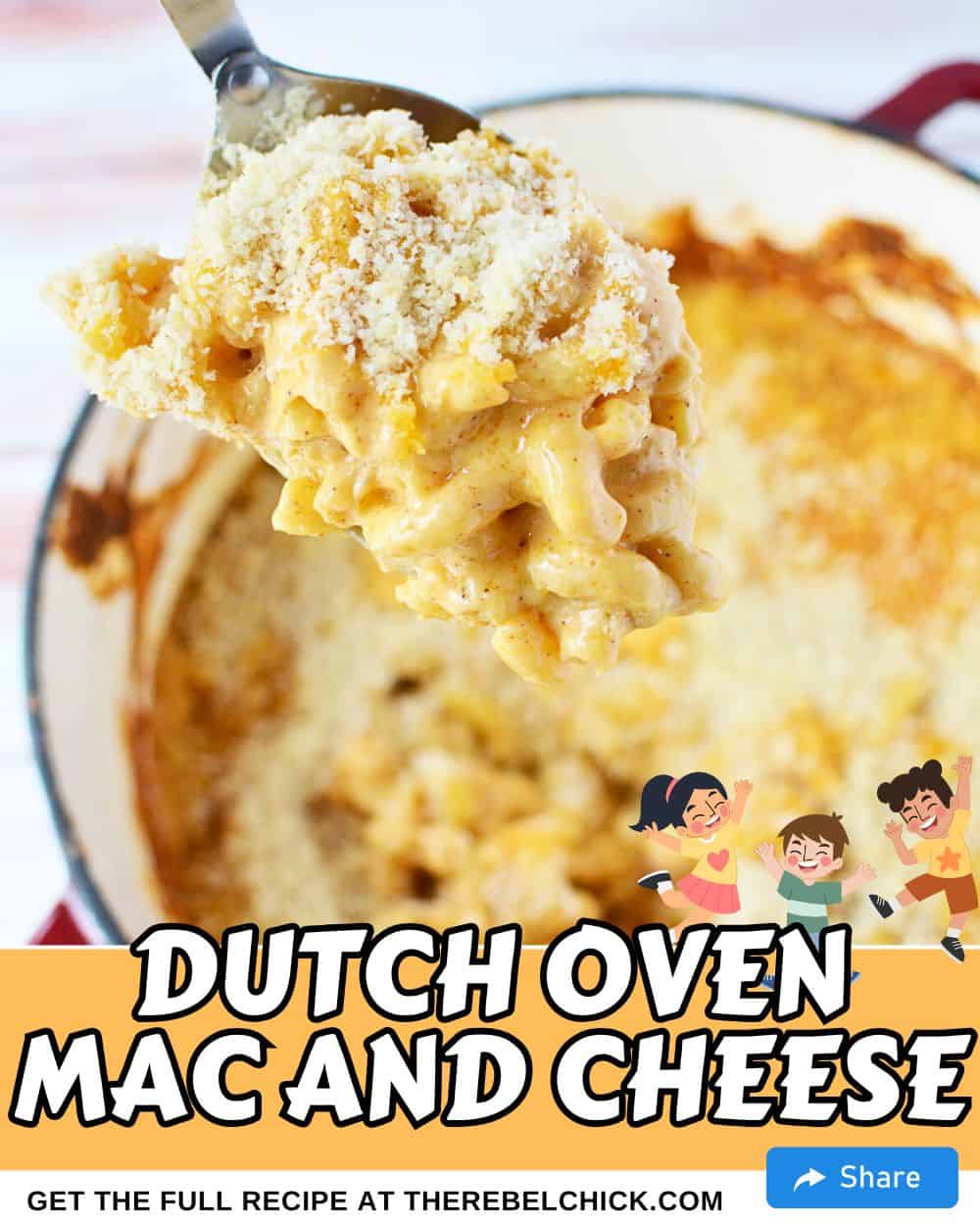 Dutch Oven Mac and Cheese - The Rebel Chick