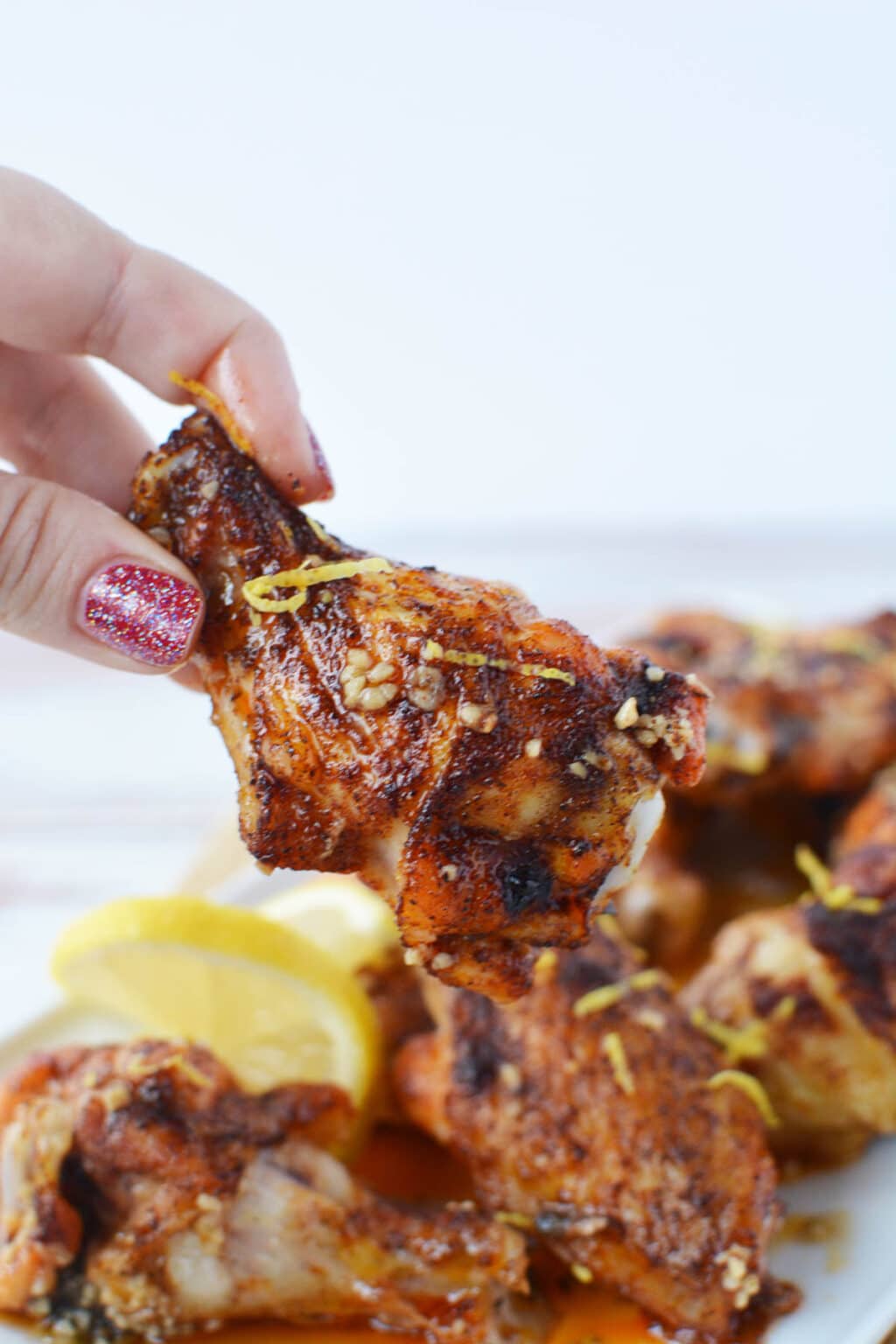 Honey Lemon Pepper Wings - The Rebel Chick