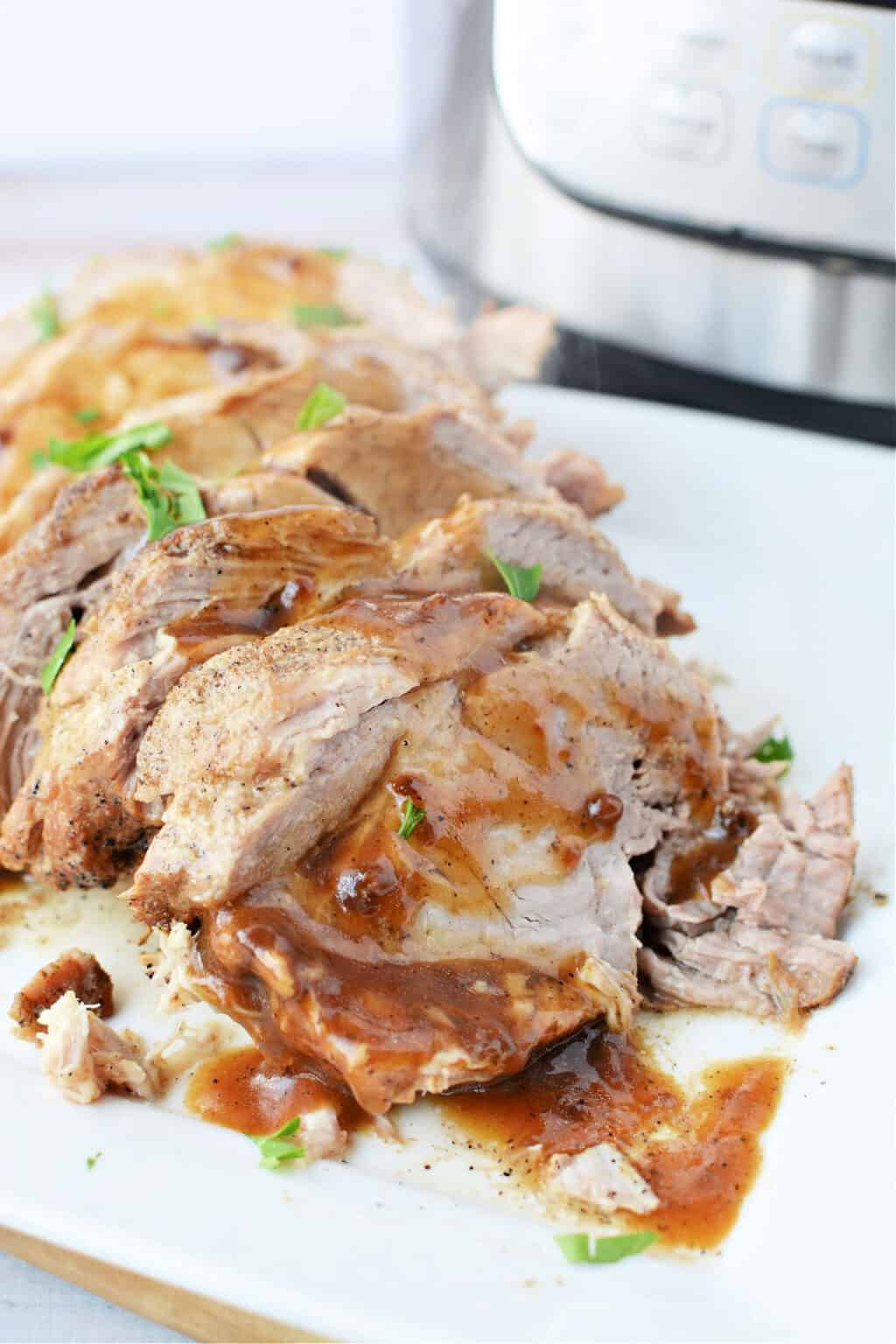 Instant Pot Pork Loin Roast- The Rebel Chick