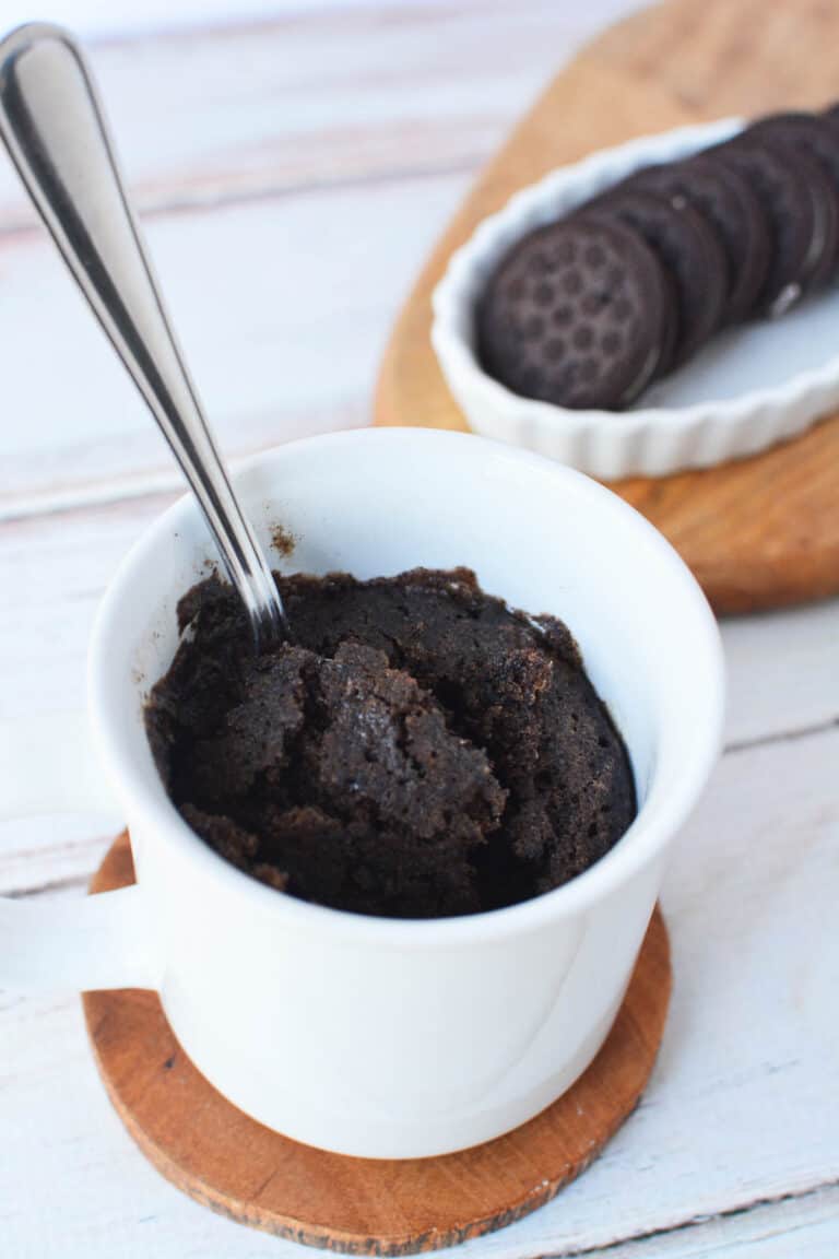 Oreo Mug Cake - The Rebel Chick
