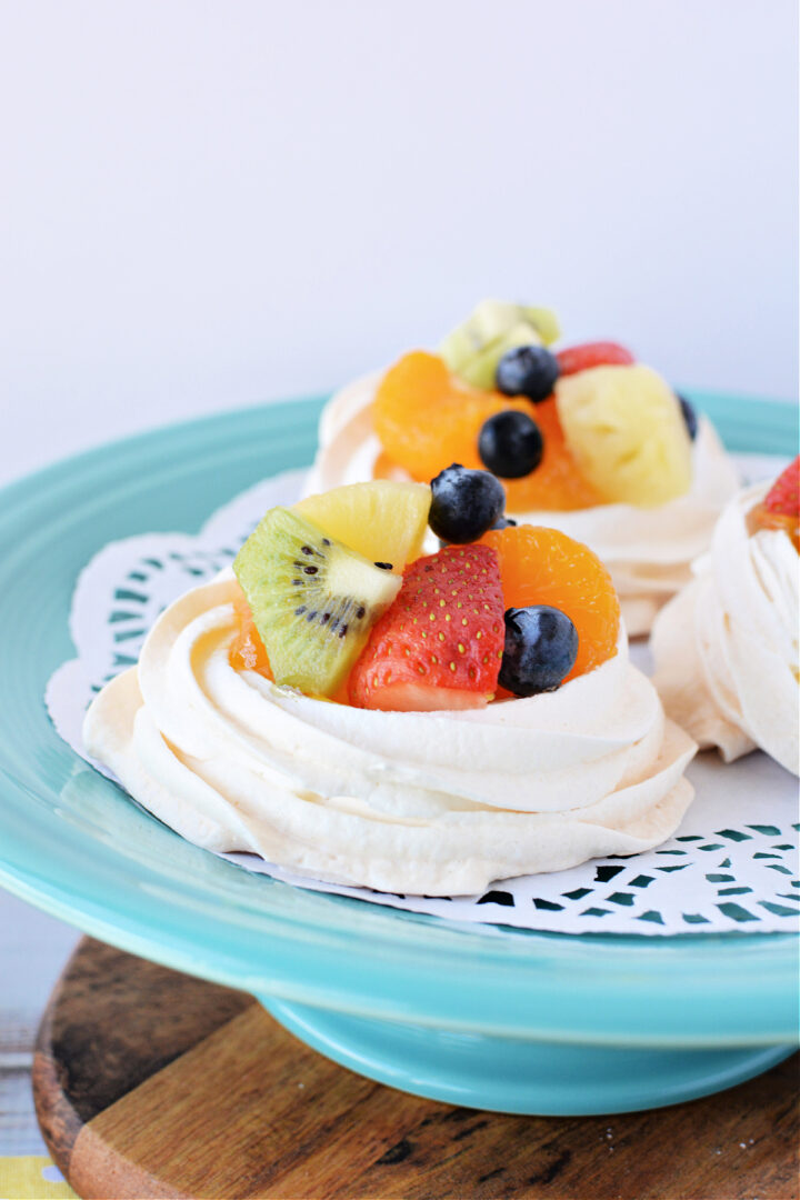 Meringue Fruit Cups- The Rebel Chick