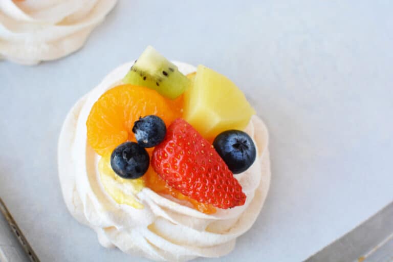 Meringue Fruit Cups- The Rebel Chick