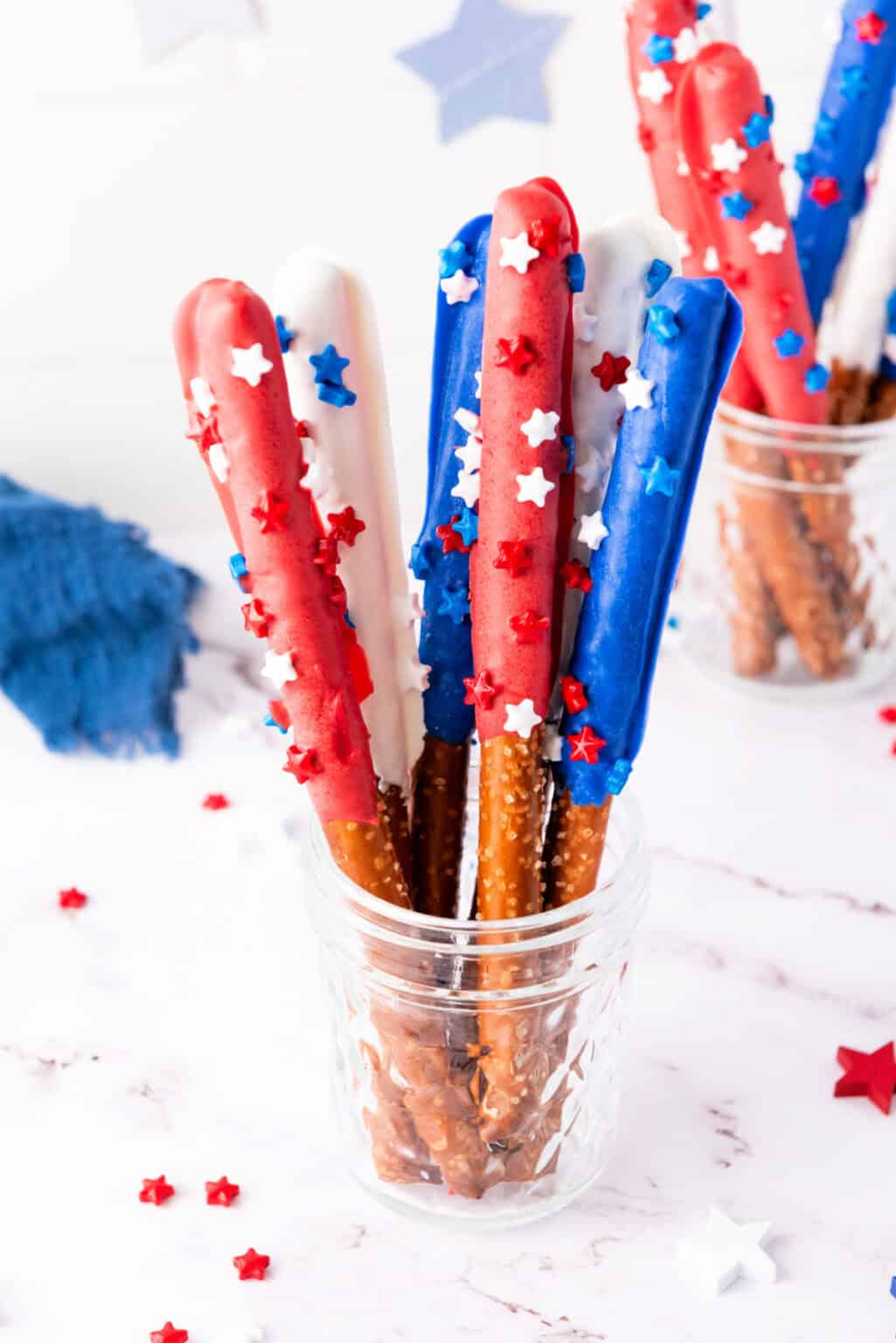 White Chocolate Pretzel Rods - The Rebel Chick