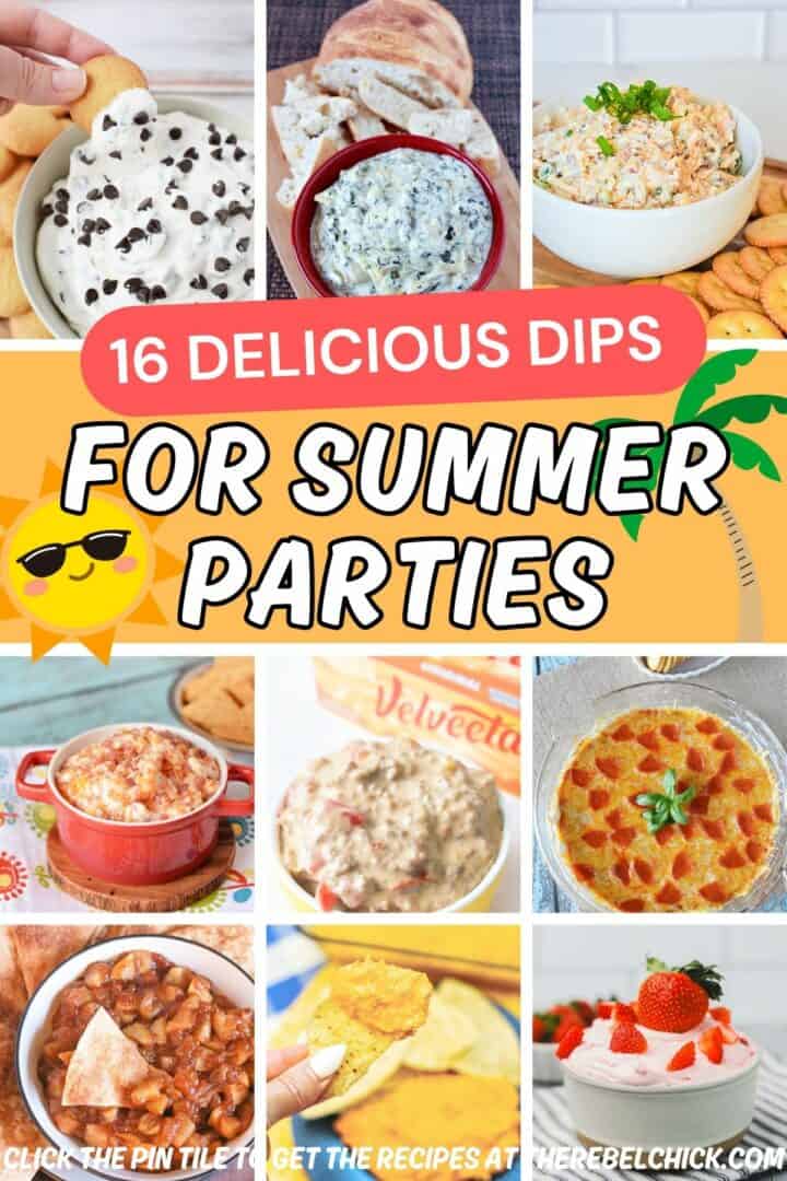 Dips for Summer Parties - The Rebel Chick