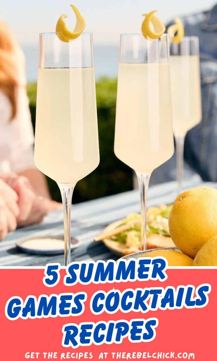 5 Summer Games Cocktails Recipes - The Rebel Chick