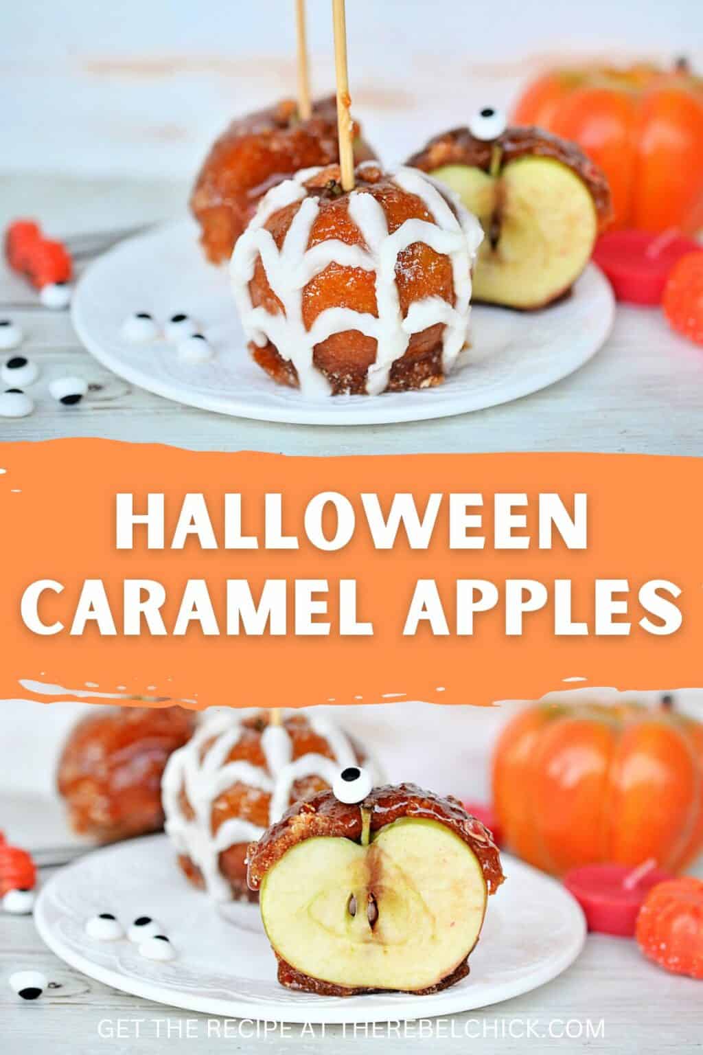 Halloween Caramel Apples
