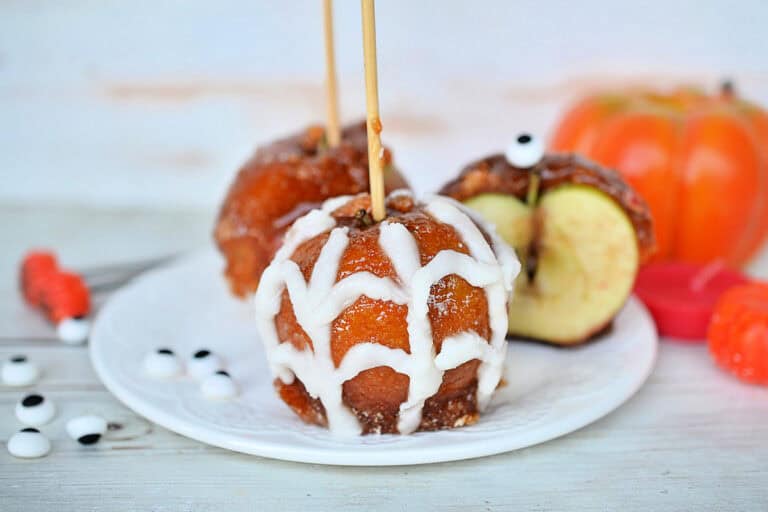 Halloween Caramel Apples