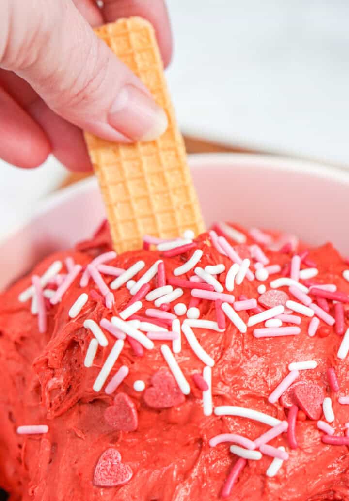 Red Velvet Dip - The Rebel Chick